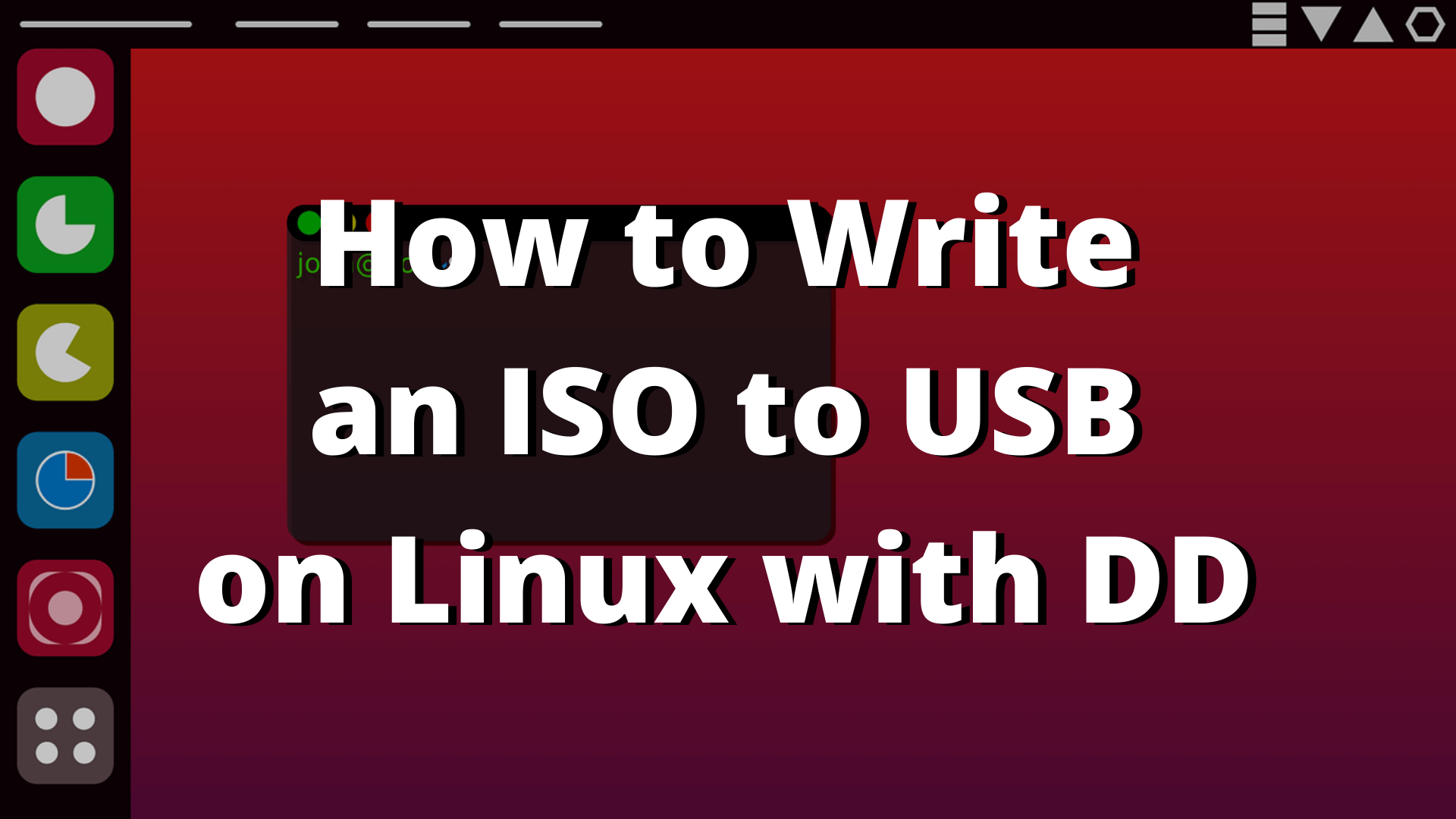 How to Write an ISO to USB on Linux with DD | jrswab